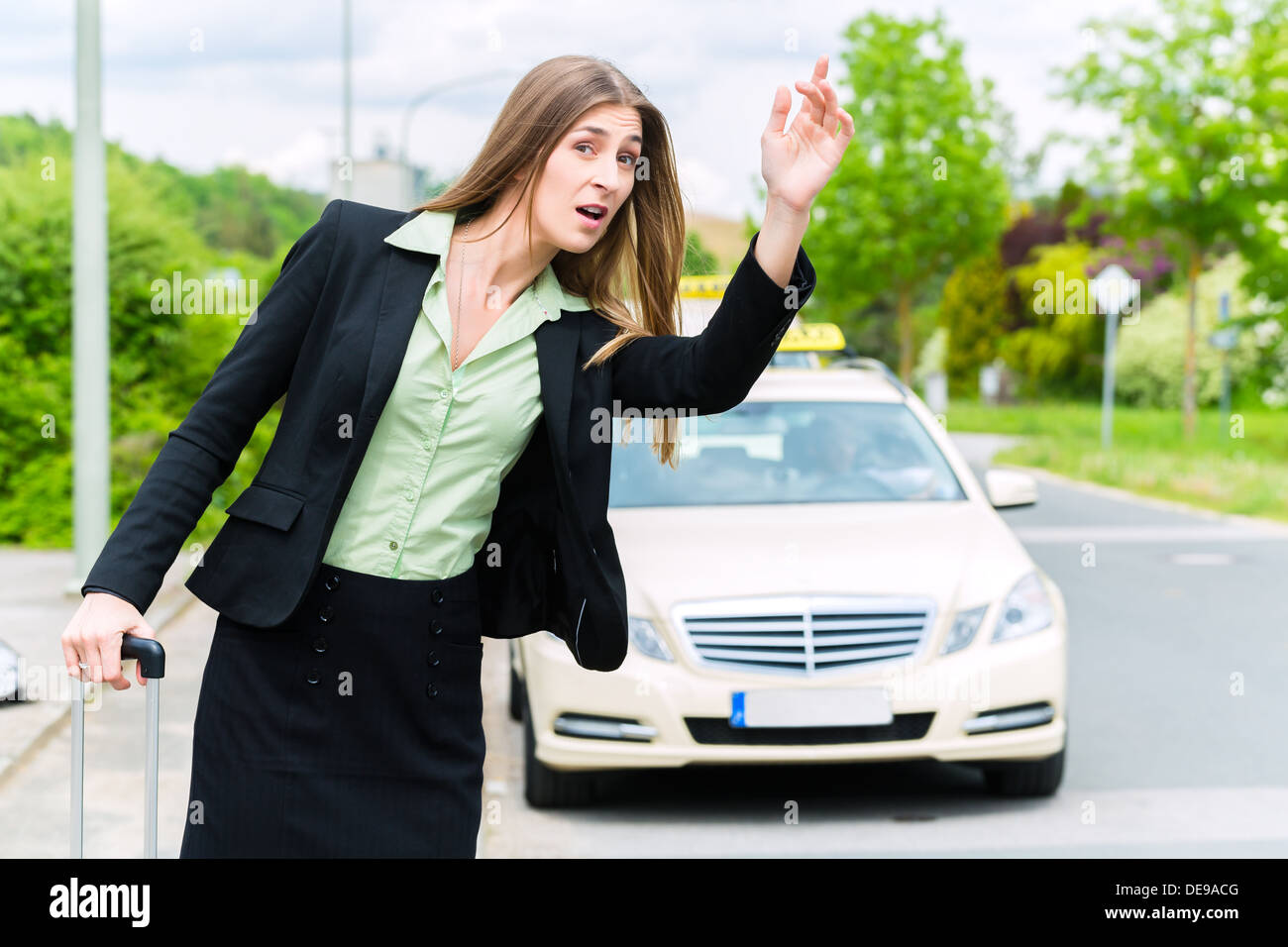 Driver waving hi-res stock photography and images - Alamy