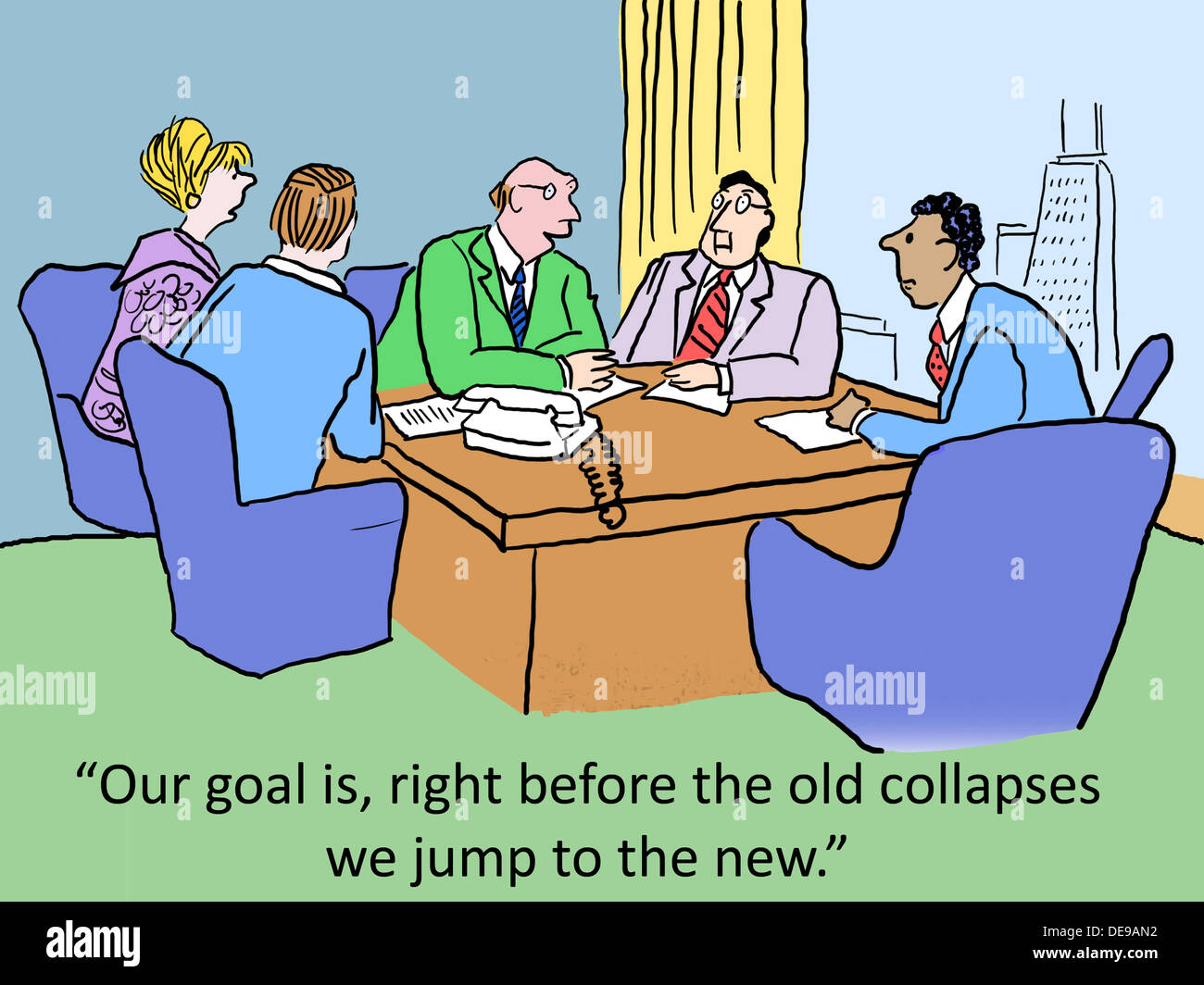 Business cartoon enthusiasm hi-res stock photography and images - Alamy