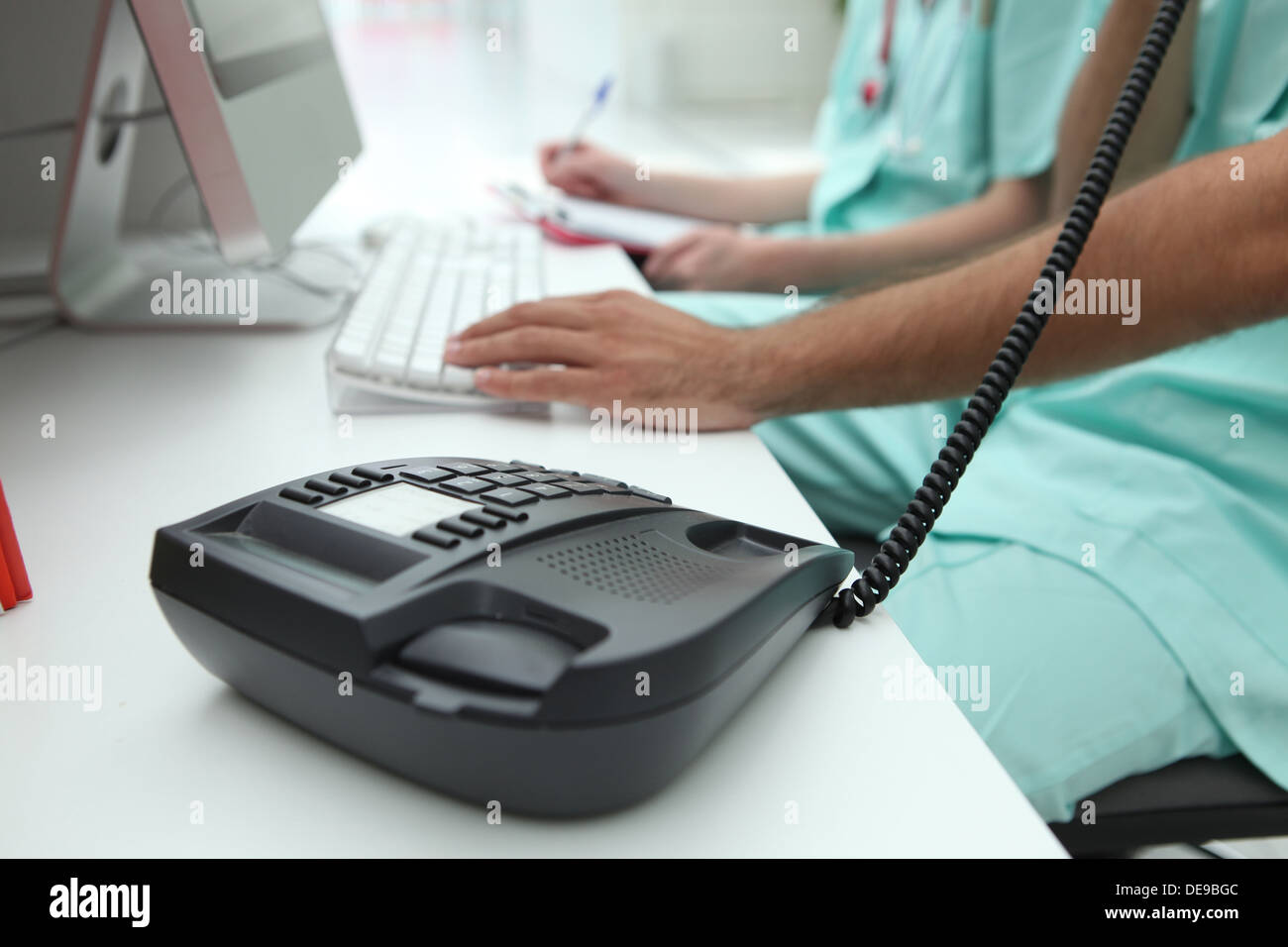 Male secretary reception hi-res stock photography and images - Alamy