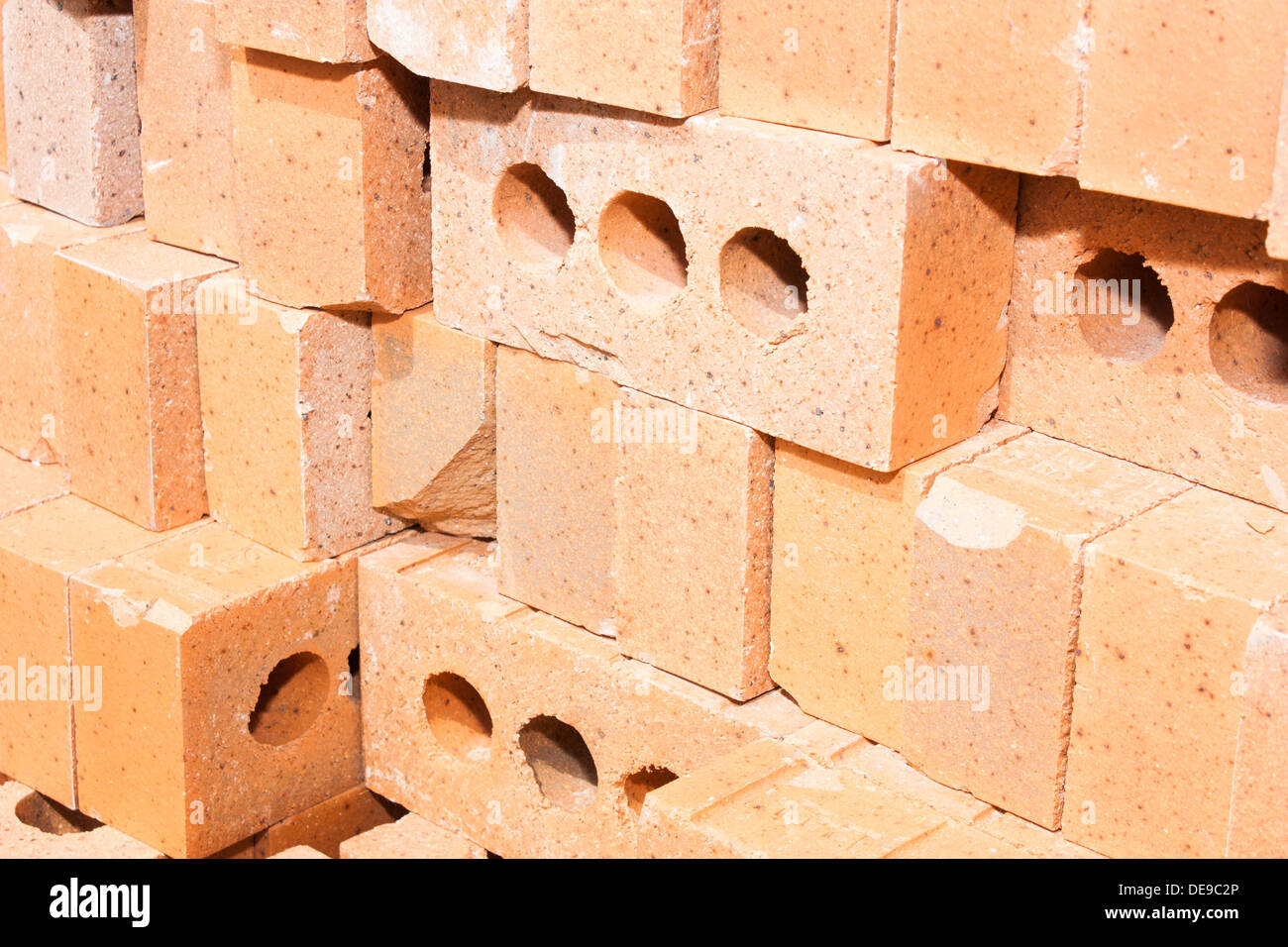 Stacked bricks building site hi-res stock photography and images - Alamy