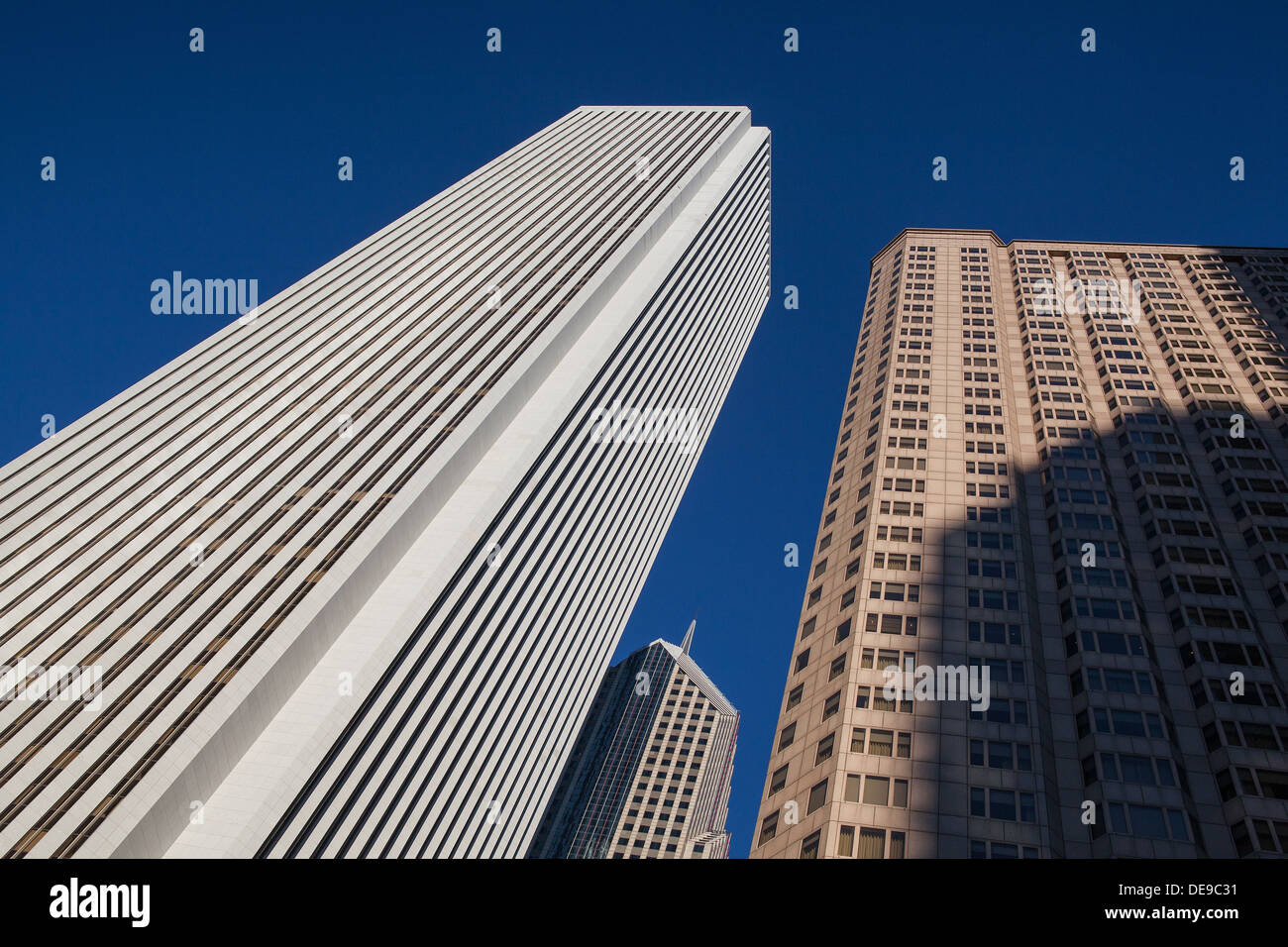 Detail of different skyscrapers in Chicago in USA Stock Photo - Alamy