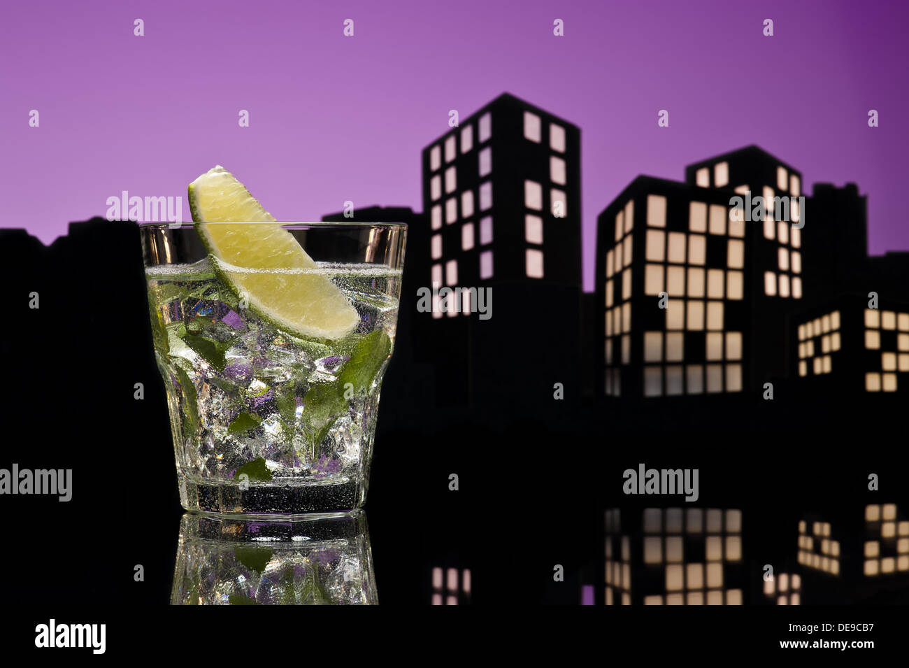 Aperitif cocktail skyline juice drink hi-res stock photography and ...