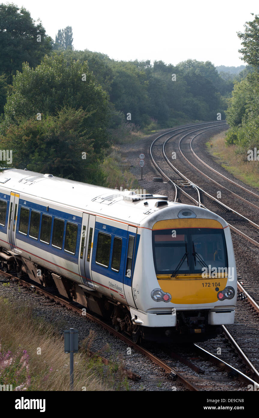Chiltern Railways class 172 train joining the Stratford-upon-Avon ...