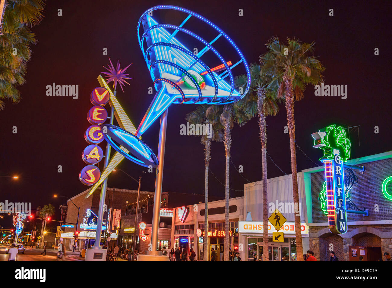 The lights of Las Vegas, Nevada Stock Photo - Alamy