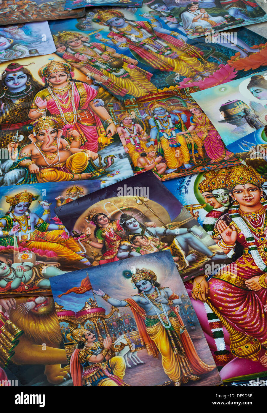 Indian deities on hindu hi-res stock photography and images - Alamy