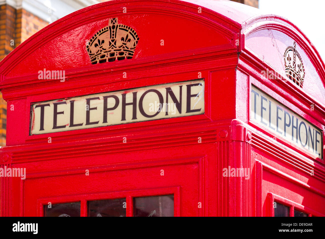 Red London Telephone Box Stock Photo - Alamy