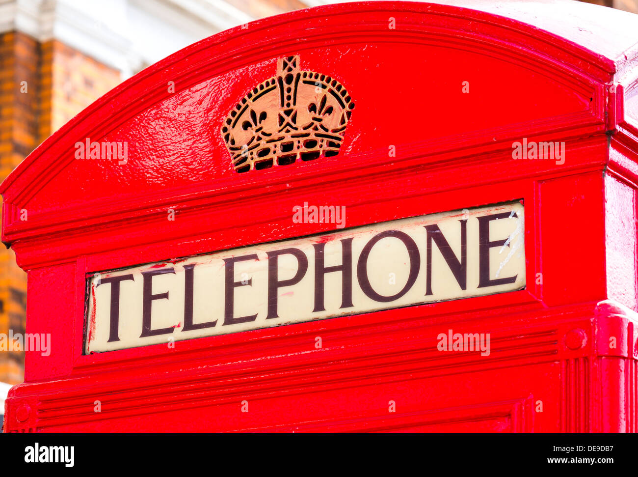 Red London Telephone Box Stock Photo - Alamy