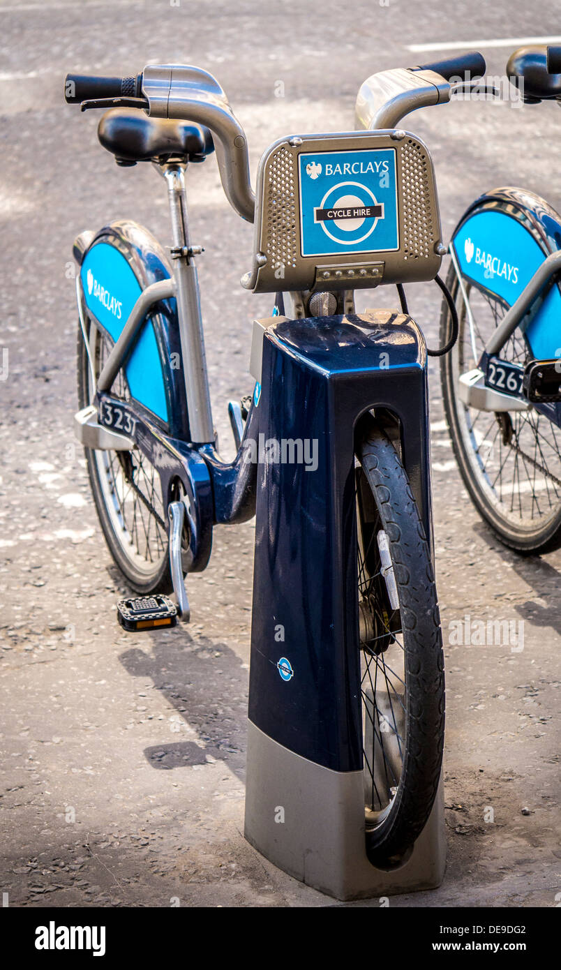 Docked Boris Bikes High Resolution Stock Photography and Images - Alamy