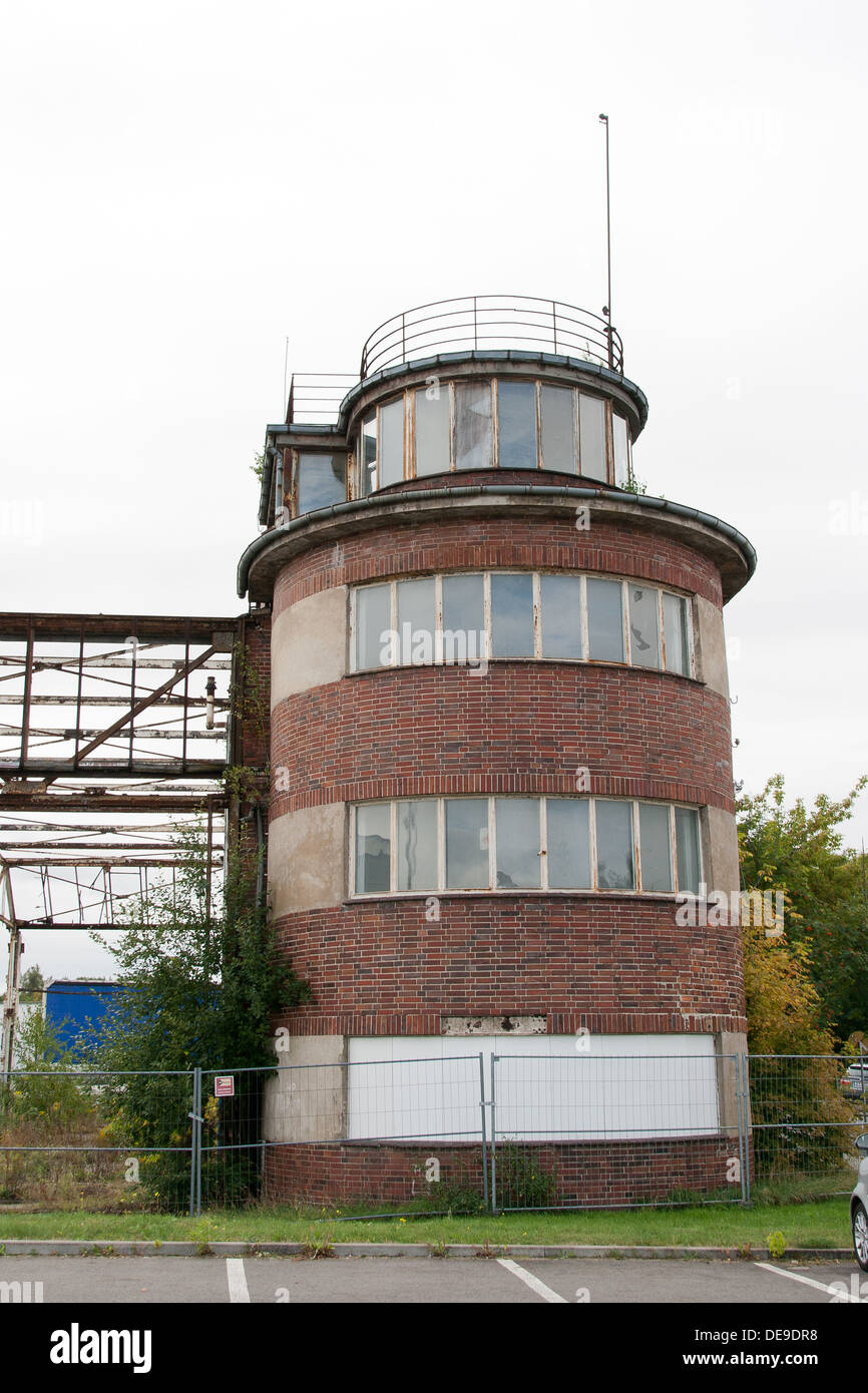 Site of Staaken Airfield - near Berlin with the Control tower Stock ...
