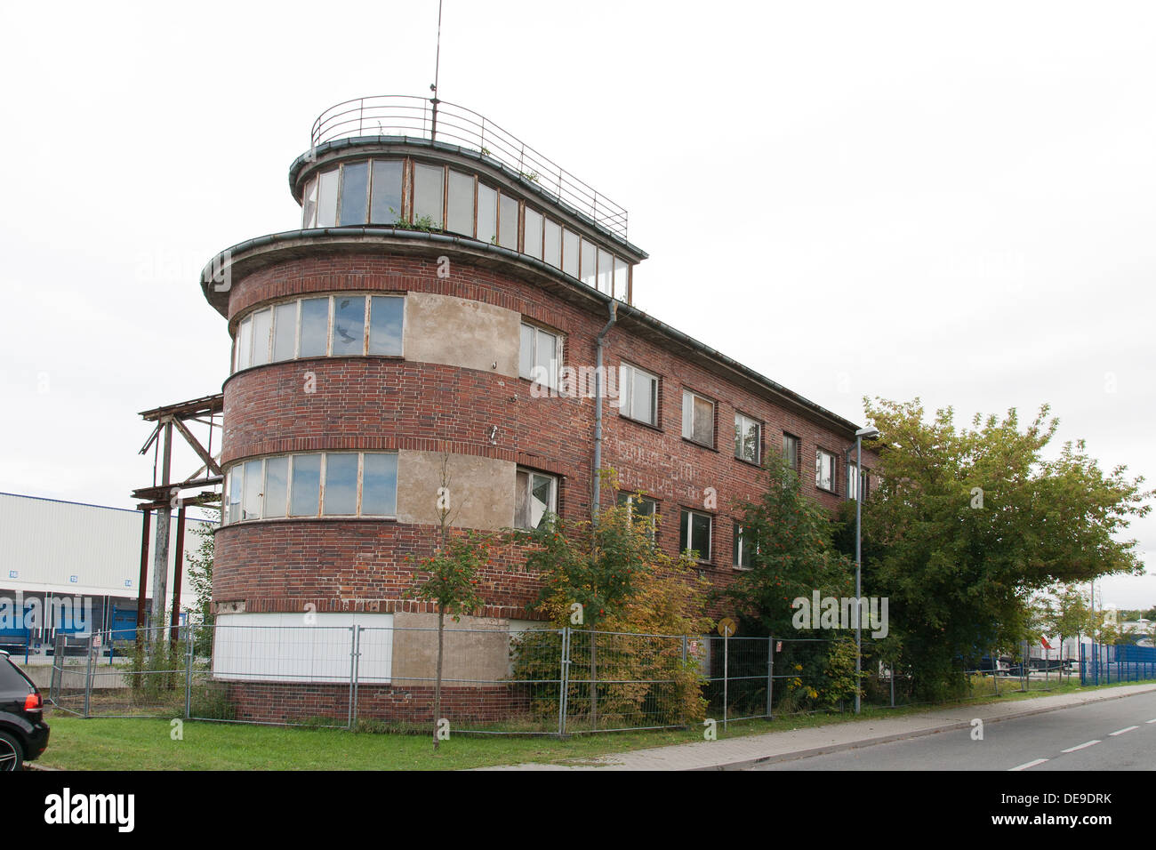 Site of Staaken Airfield - near Berlin with the Control tower Stock ...
