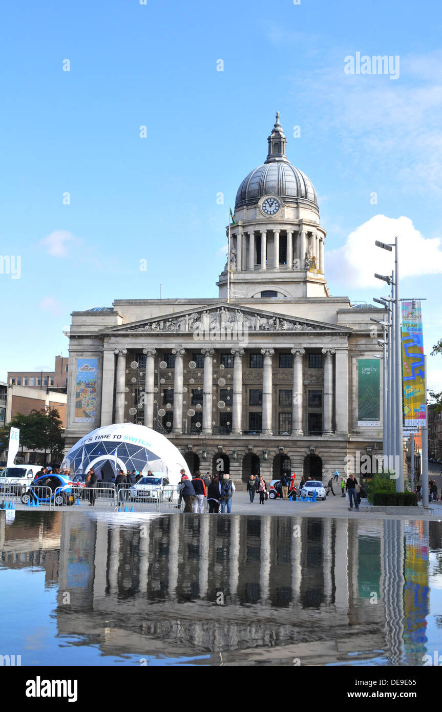 Nottingham, UK - 14 October, 2012 - Architecture of the Nottingham ...