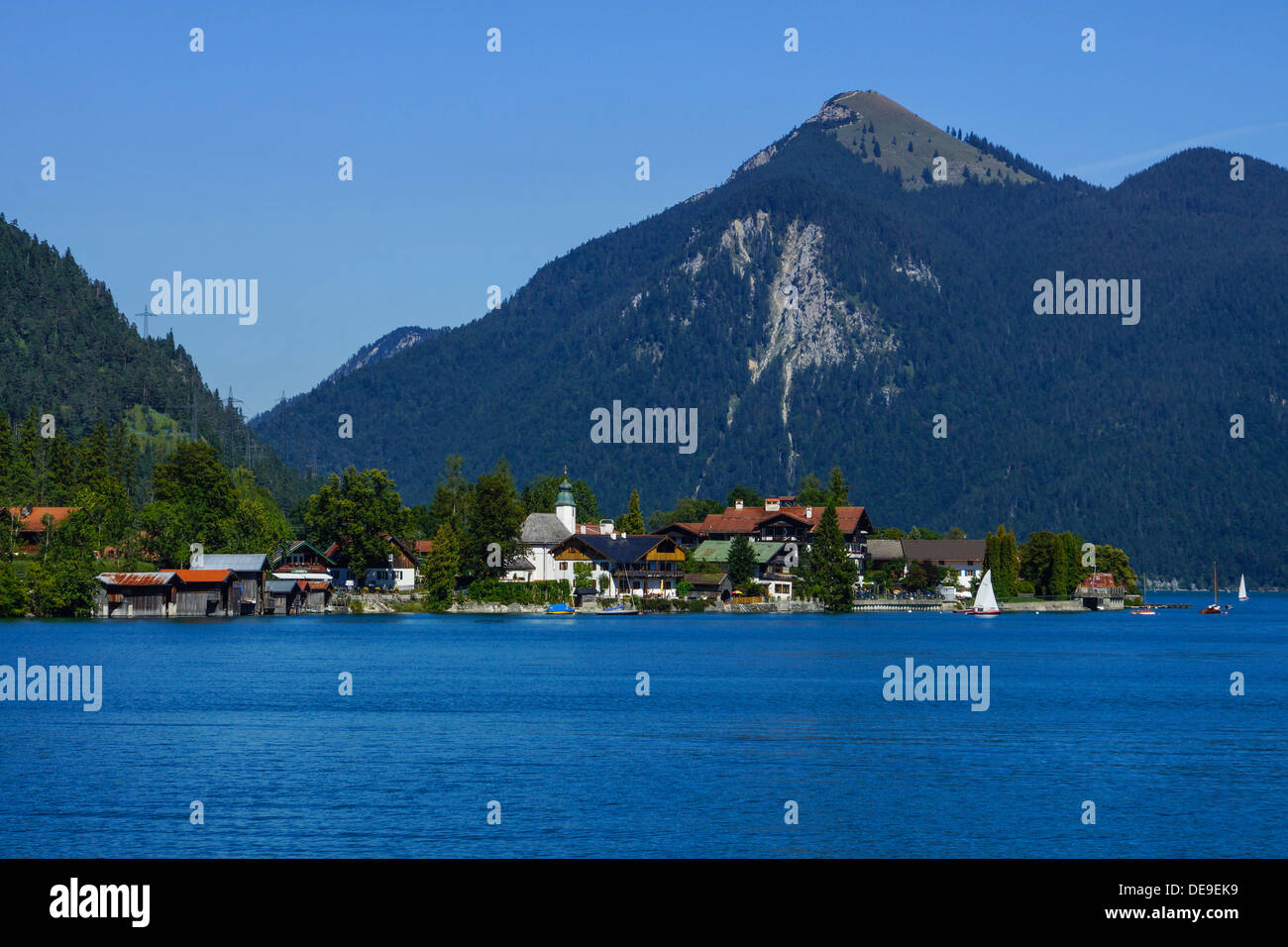Walchensee village hi-res stock photography and images - Alamy