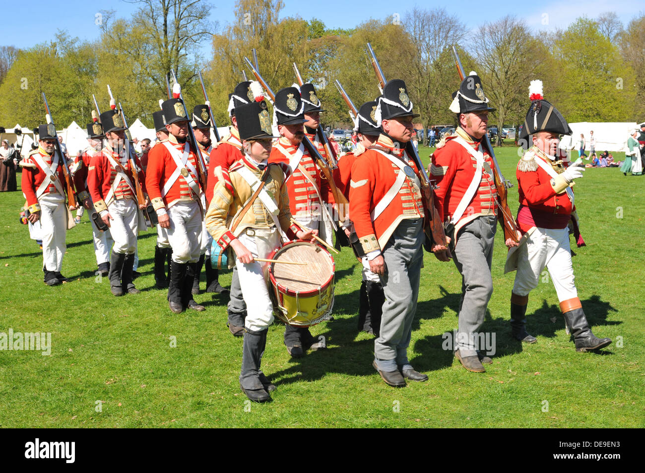Nottingham, UK - 6 May 2013: War reenactment at Wollaton Park Stock ...
