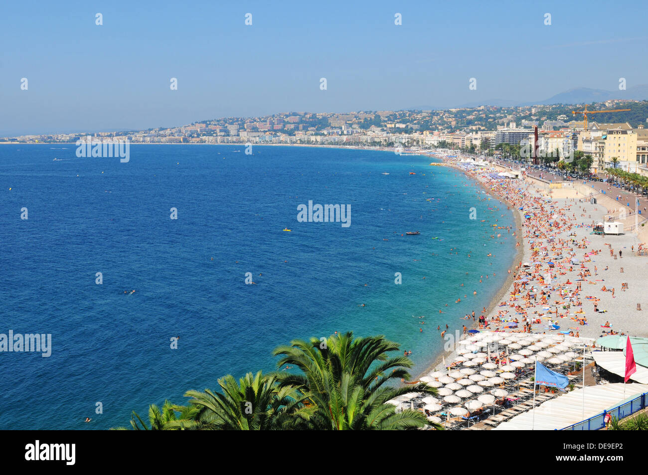 Aerial view of French Riviera (Nice, France Stock Photo - Alamy