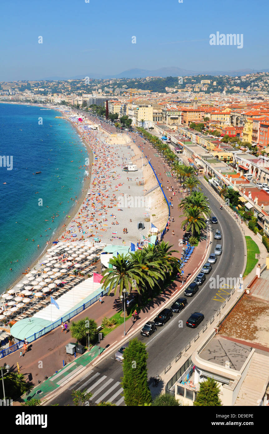 Aerial view of French Riviera (Nice, France Stock Photo - Alamy