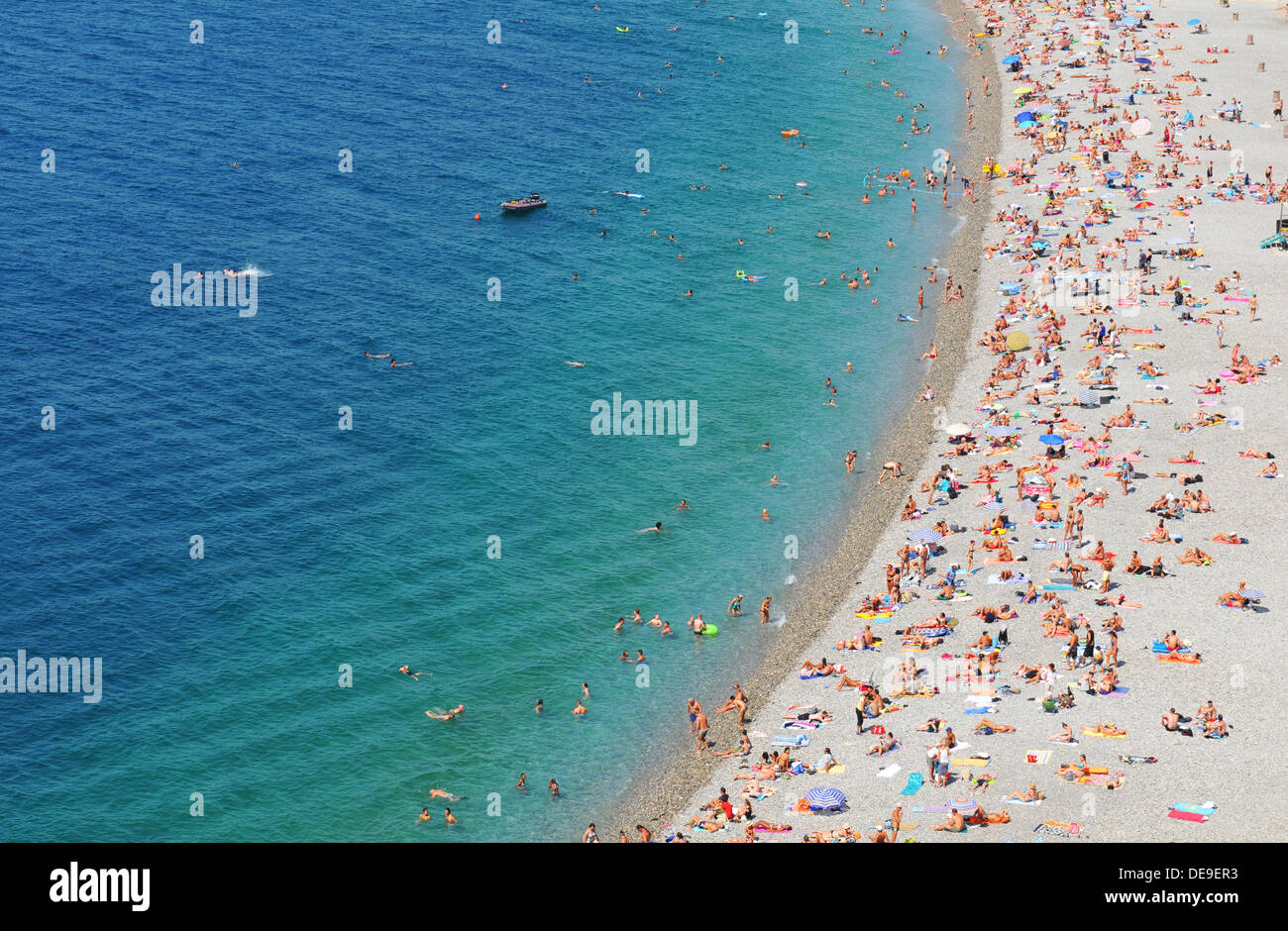 Aerial view of French Riviera (Nice, France Stock Photo - Alamy