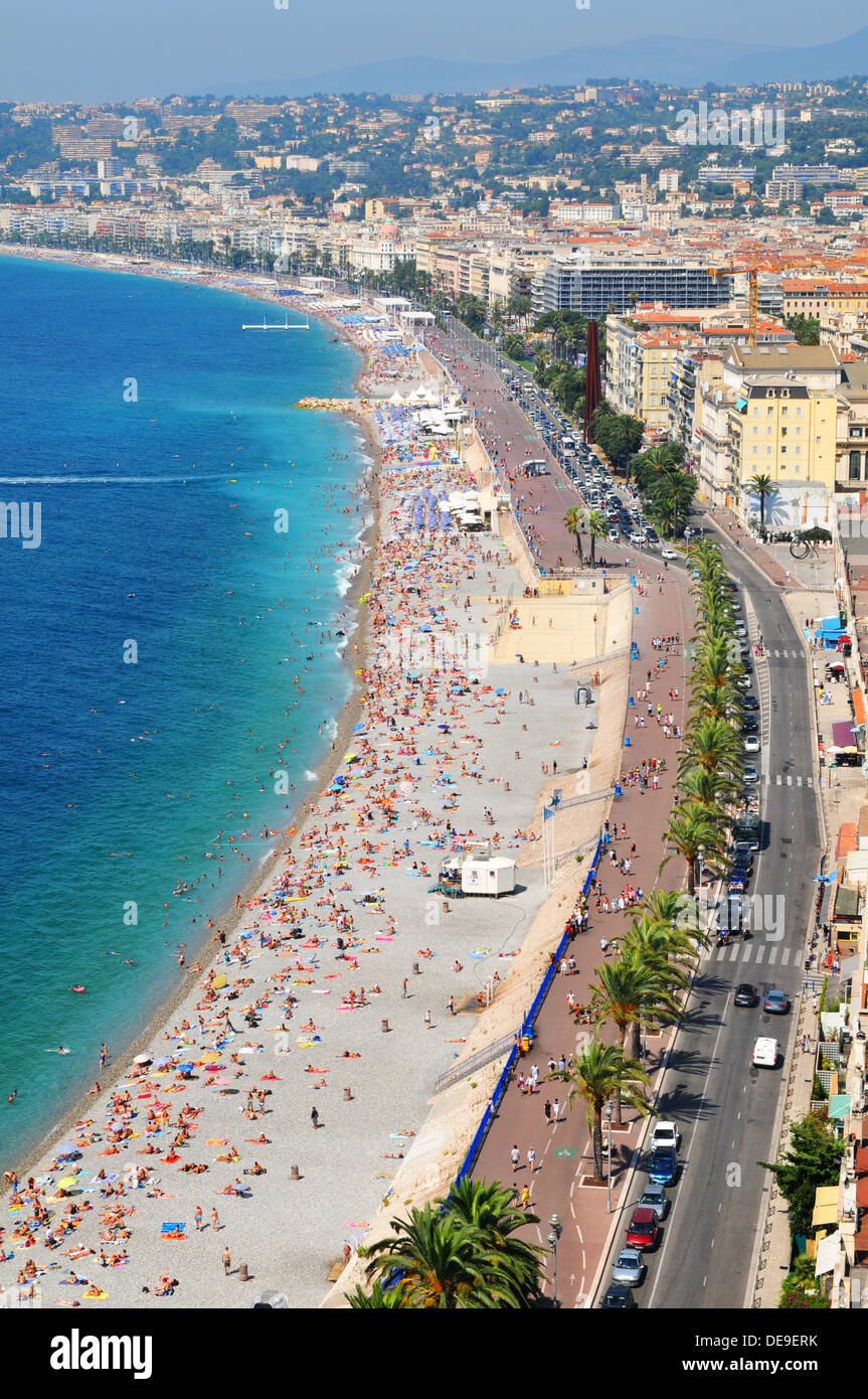 Aerial view of French Riviera (Nice, France Stock Photo - Alamy