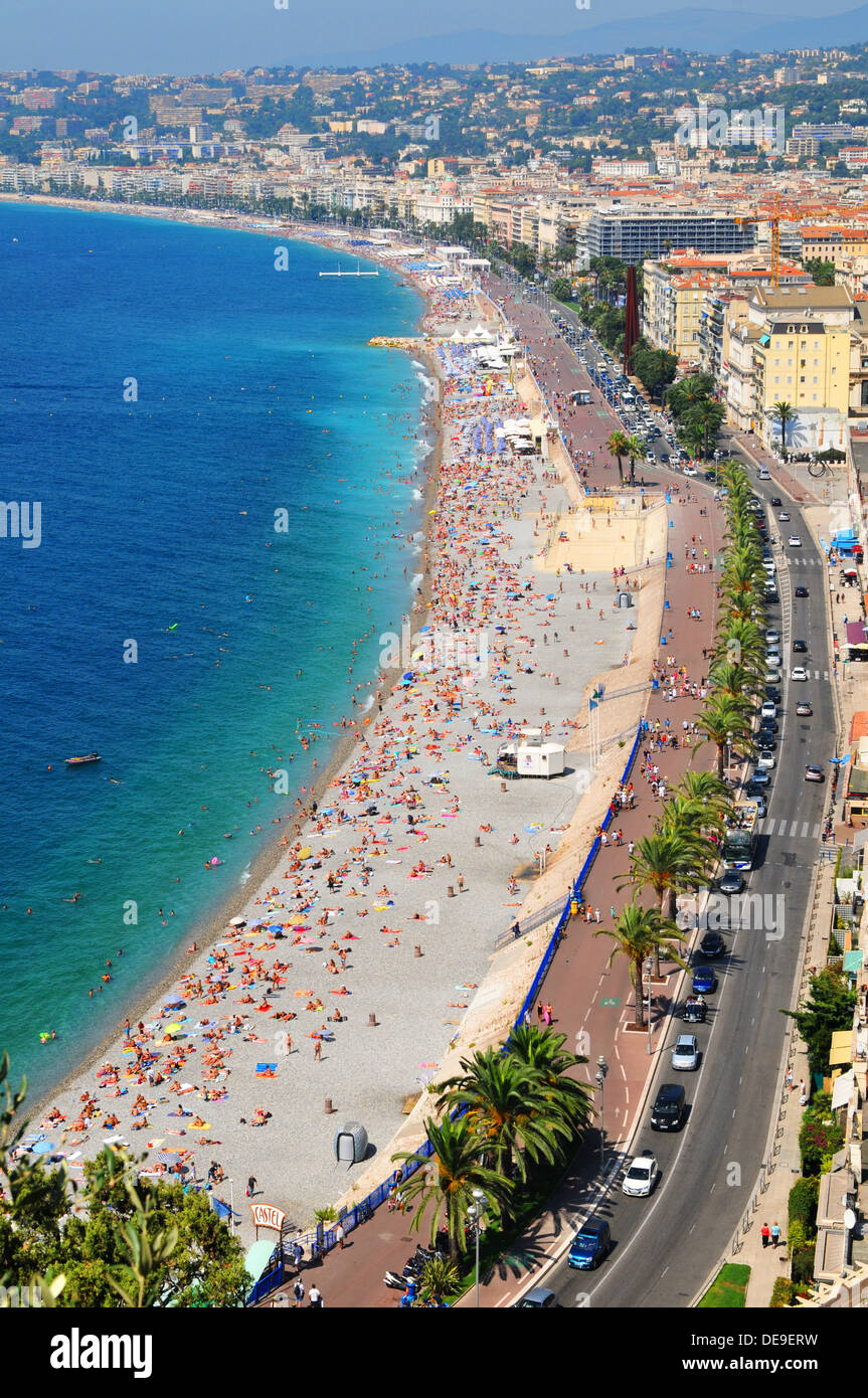 Aerial view of French Riviera (Nice, France Stock Photo - Alamy