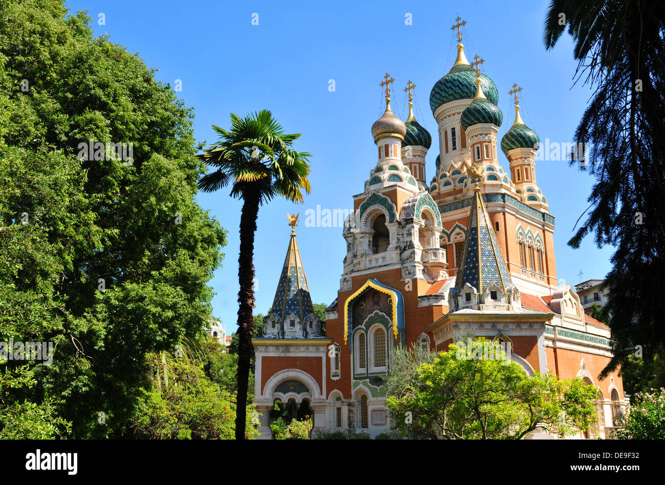 Russian Orthodox Cathedral (Cathedrale Orthodoxe Saint-Nicolas) in Nice ...