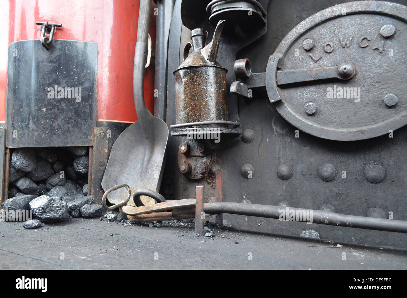Steam locomotive footplate hi-res stock photography and images - Alamy