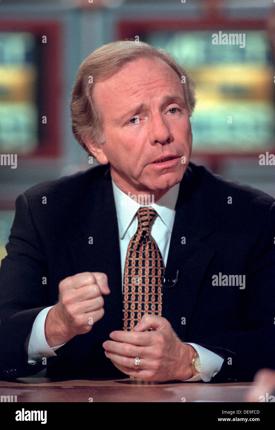 Senator Joe Lieberman discusses the ongoing Lewinsky scandal September ...