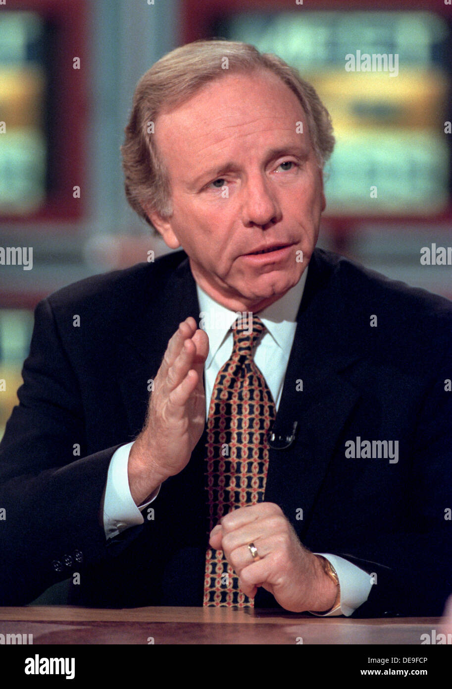 Senator Joe Lieberman discusses the ongoing Lewinsky scandal September ...