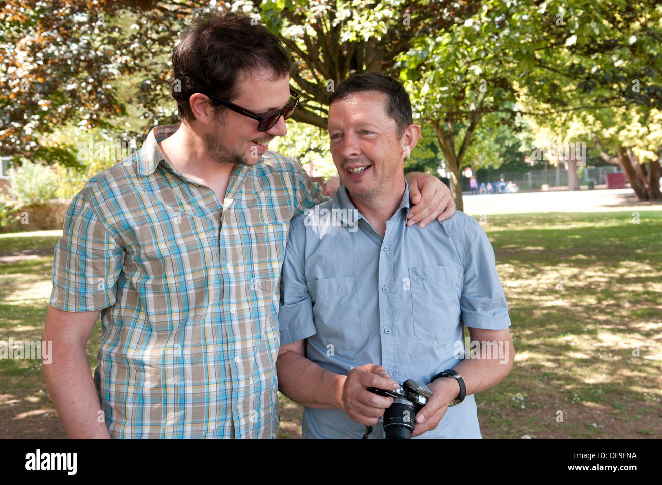 Arms around son hi-res stock photography and images - Alamy