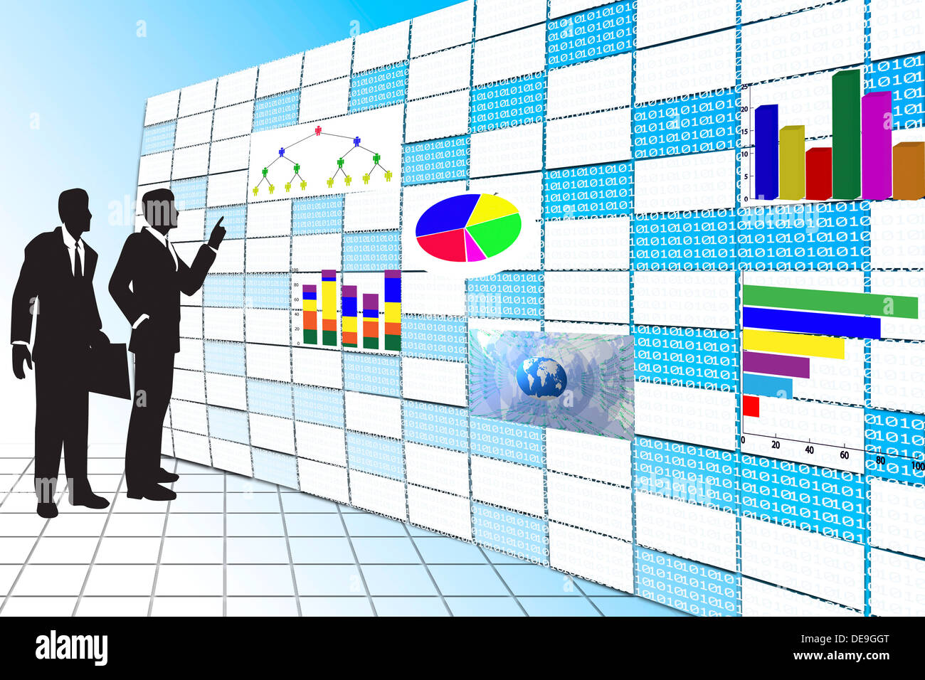 Business team world map hi-res stock photography and images - Alamy