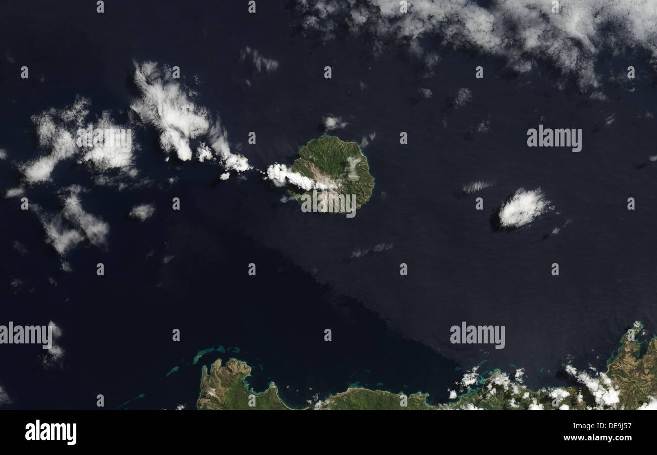 NASA’s satellite imagery captured an explosive eruption at Paluweh ...