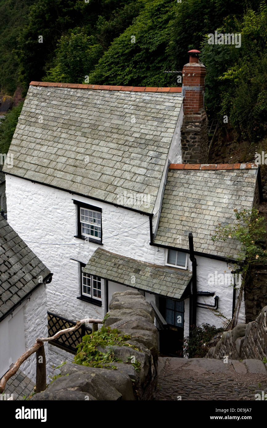 Clovelly, Devon, England, UK Stock Photo - Alamy