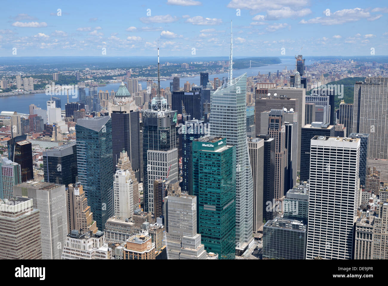 Empire state building manhattan new york city usa america hi-res stock ...
