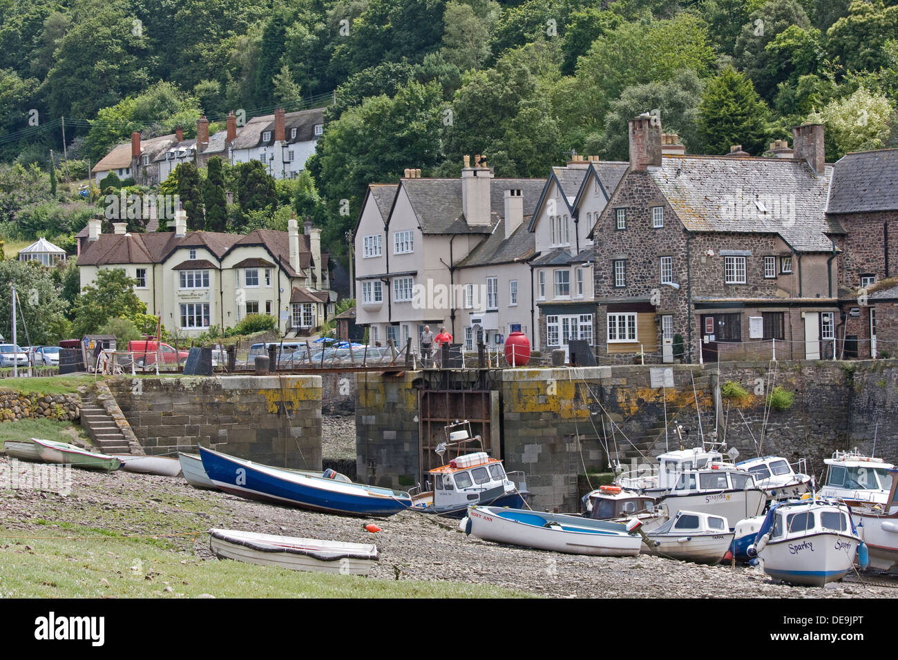 Porlock Weir, Exmoor, Somerset, England, UK Stock Photo - Alamy
