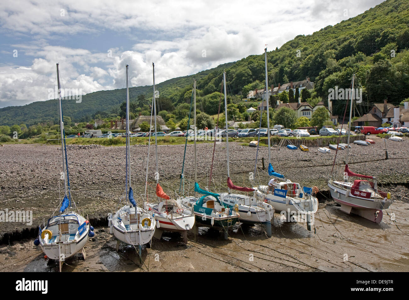 Porlock Weir, Exmoor, Somerset, England, UK Stock Photo - Alamy