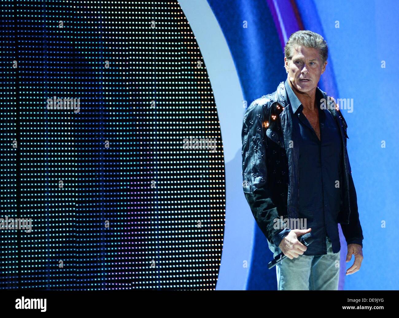 Berlin, Germany. 13th Sep, 2013. American actor David Hasselhoff takes ...