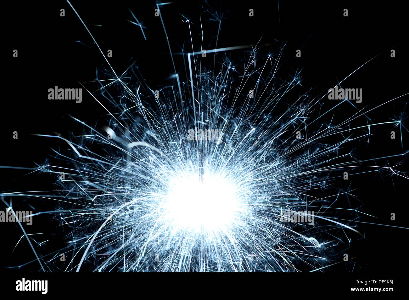 Sparklers shining bright and colourful Stock Photo - Alamy