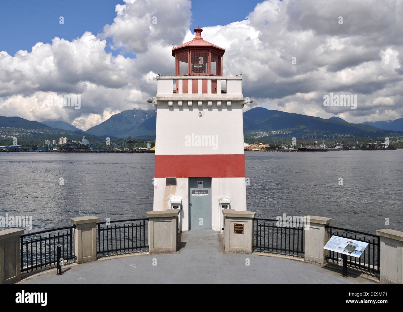 Brockton Point Lighthouse, Stanley Park, Vancouver, British Columbia ...