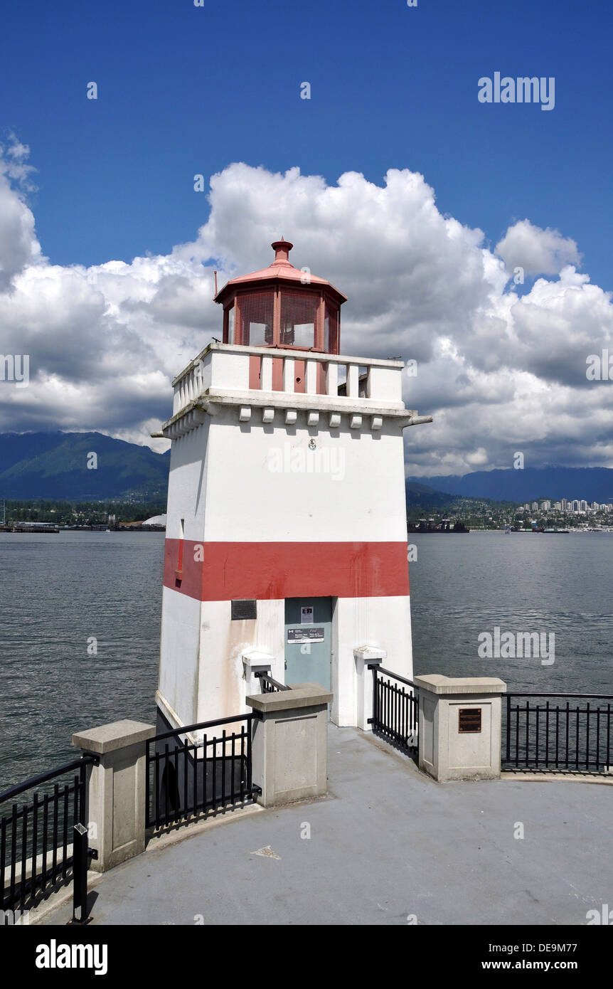 Brockton Point Lighthouse, Stanley Park, Vancouver, British Columbia ...