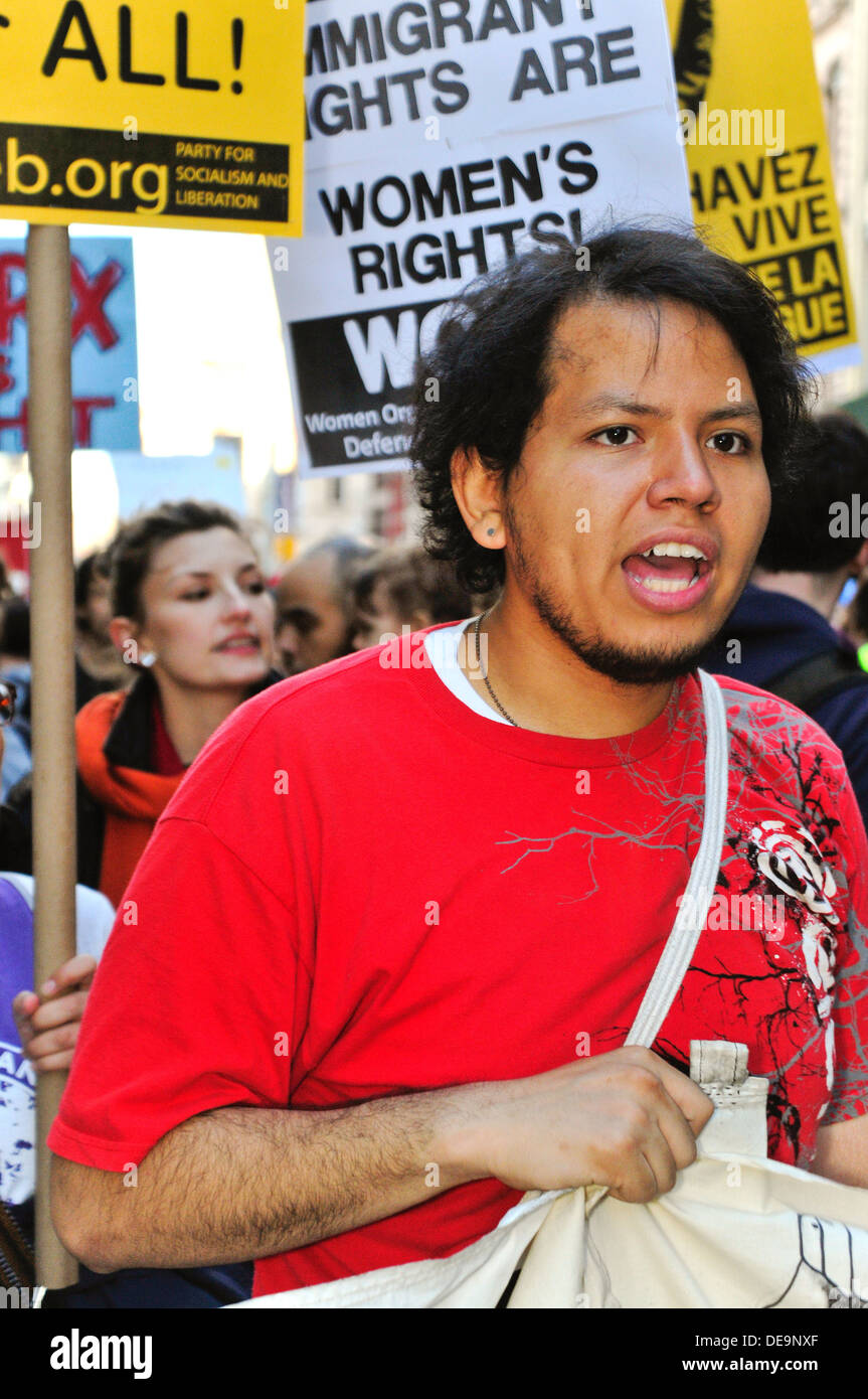 May Day 2013, International Worker’s Day, New York City, Union Square ...