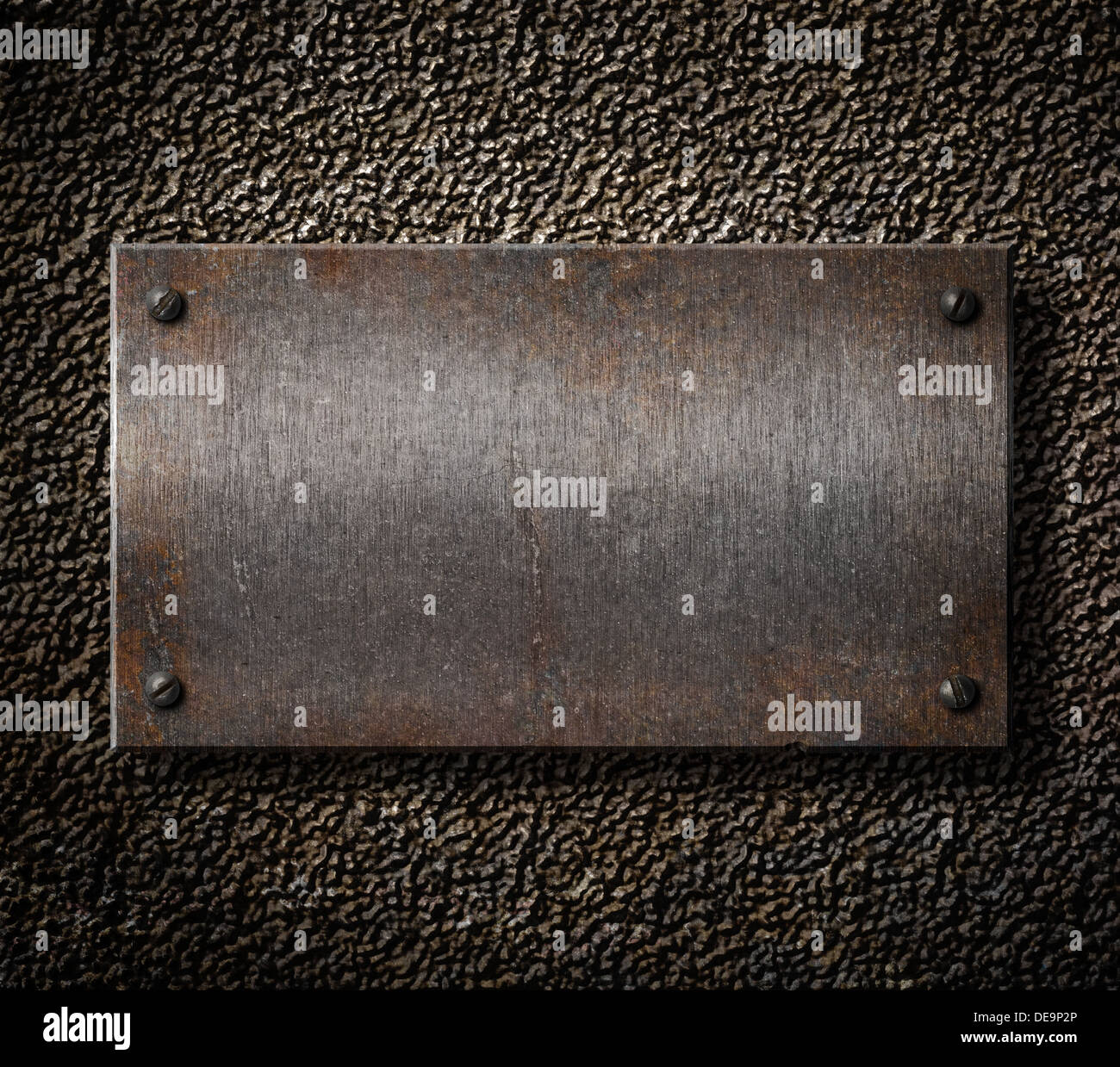 Rusty metal plate background Stock Photo - Alamy