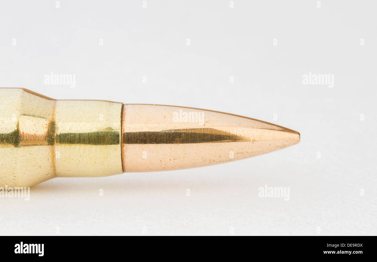 One bullet on a white background Stock Photo - Alamy
