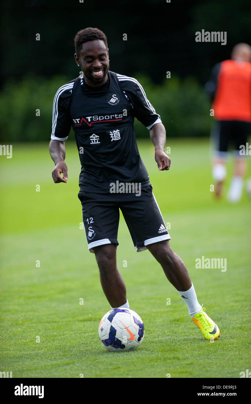Swansea, UK. Friday 13 September 2013 Pictured: Nathan Dyer of Swansea ...