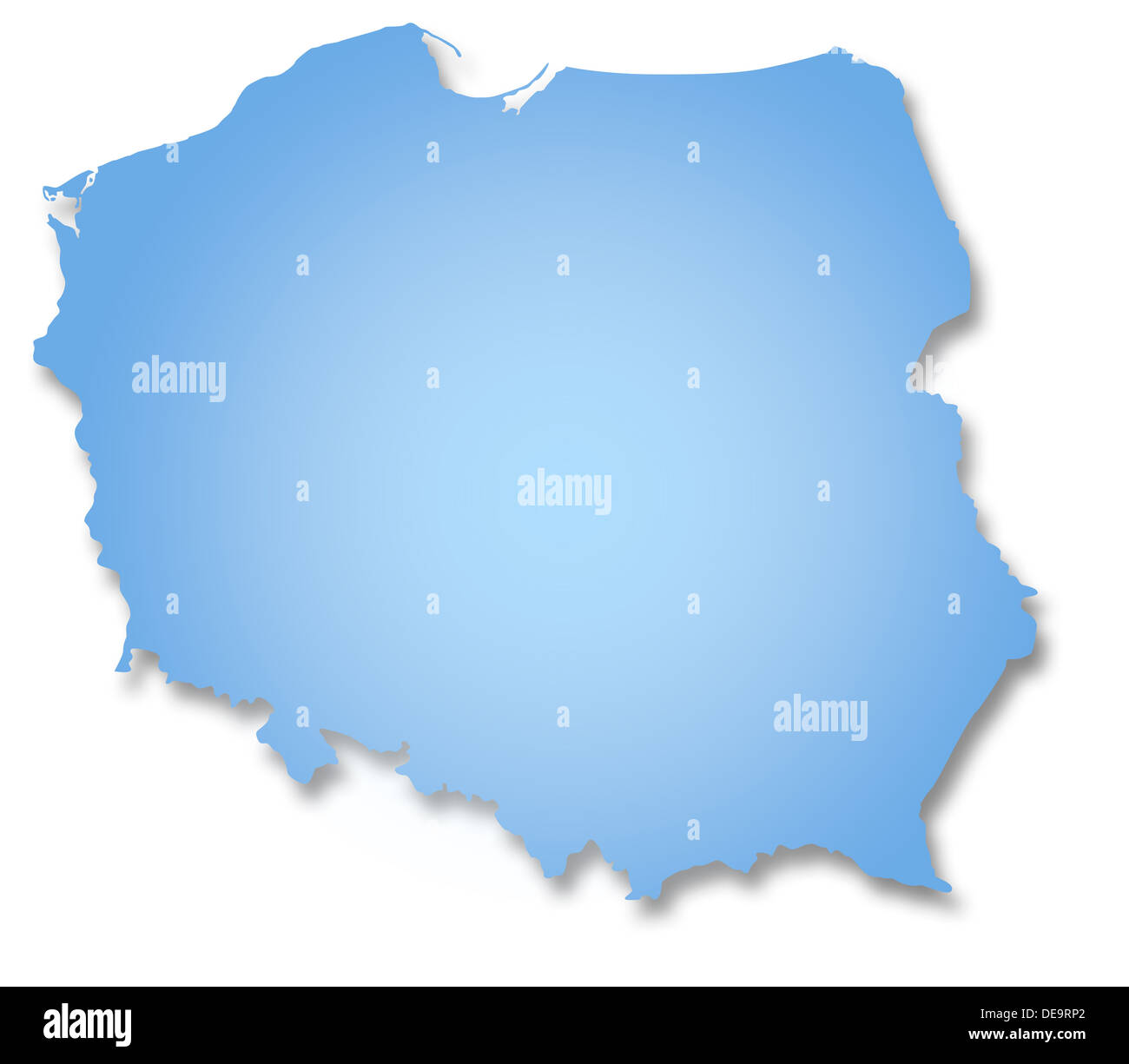 Map Of Poland Cut Out Stock Images & Pictures - Alamy