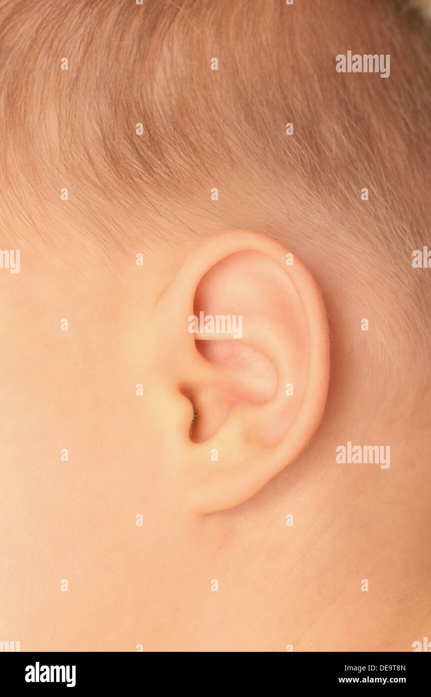 Infant ear hi-res stock photography and images - Alamy