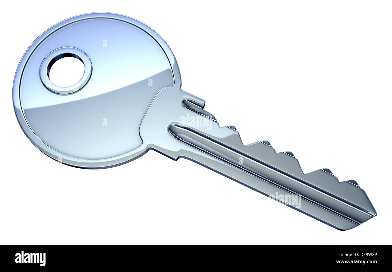 Three keys (done in 3d, isolated background Stock Photo - Alamy