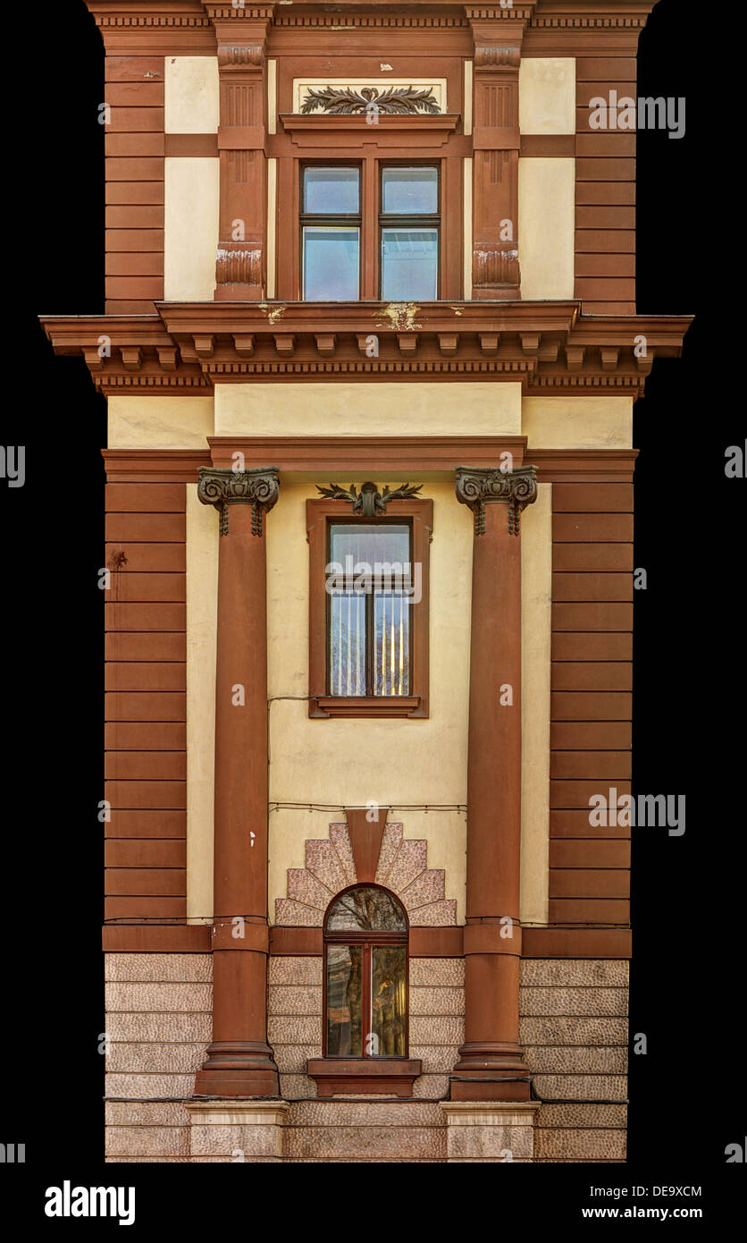 Old style building facade Stock Photo - Alamy