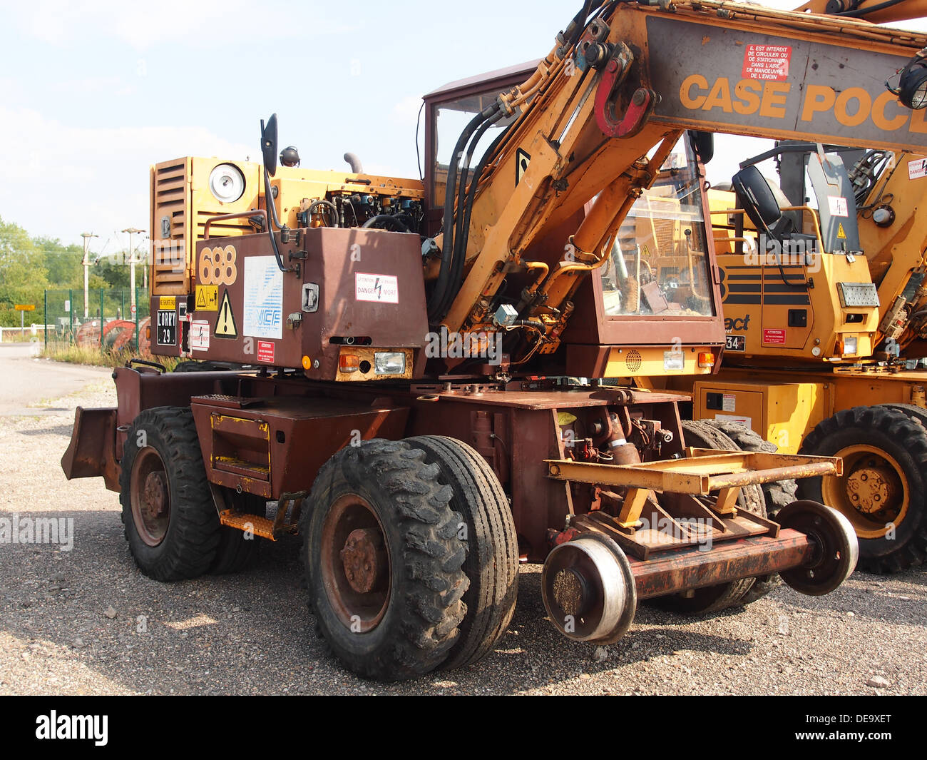 The Case Poclain 688 is an excavator model used for heavy construction ...