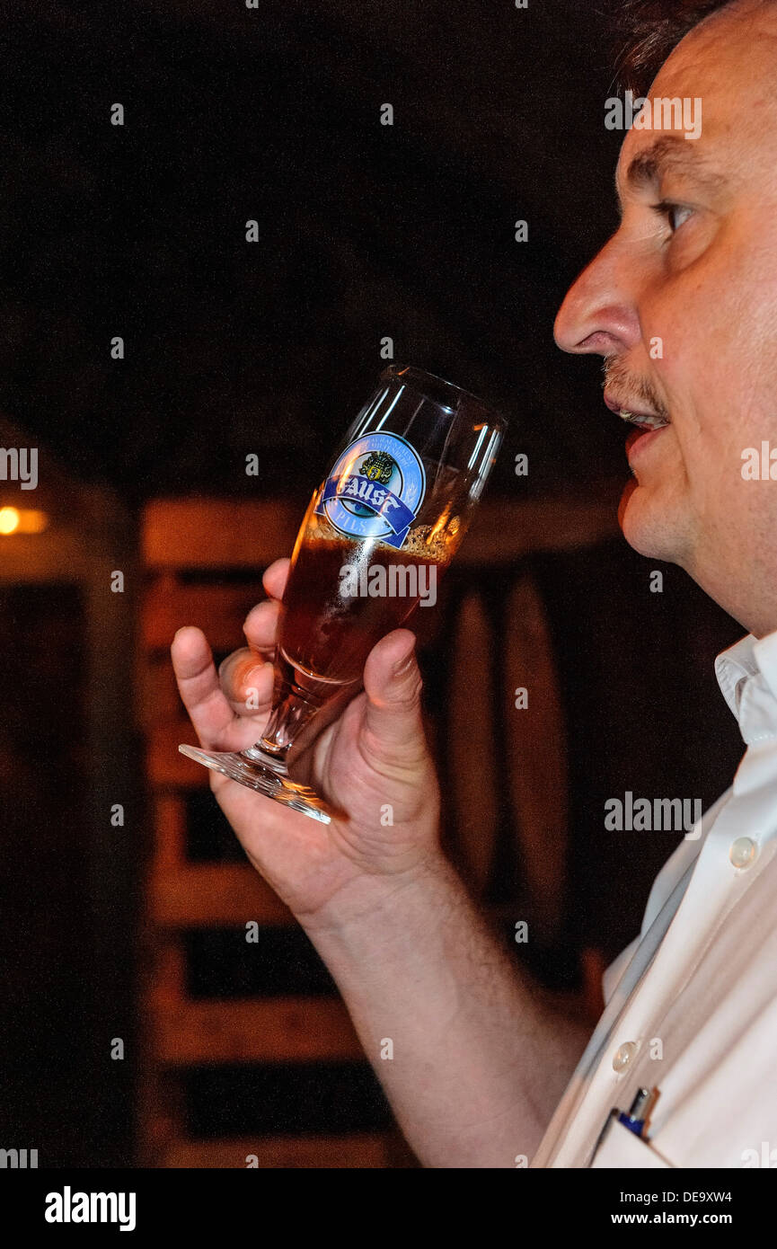 Beer tasting in brewery faust miltenberg hi-res stock photography and ...