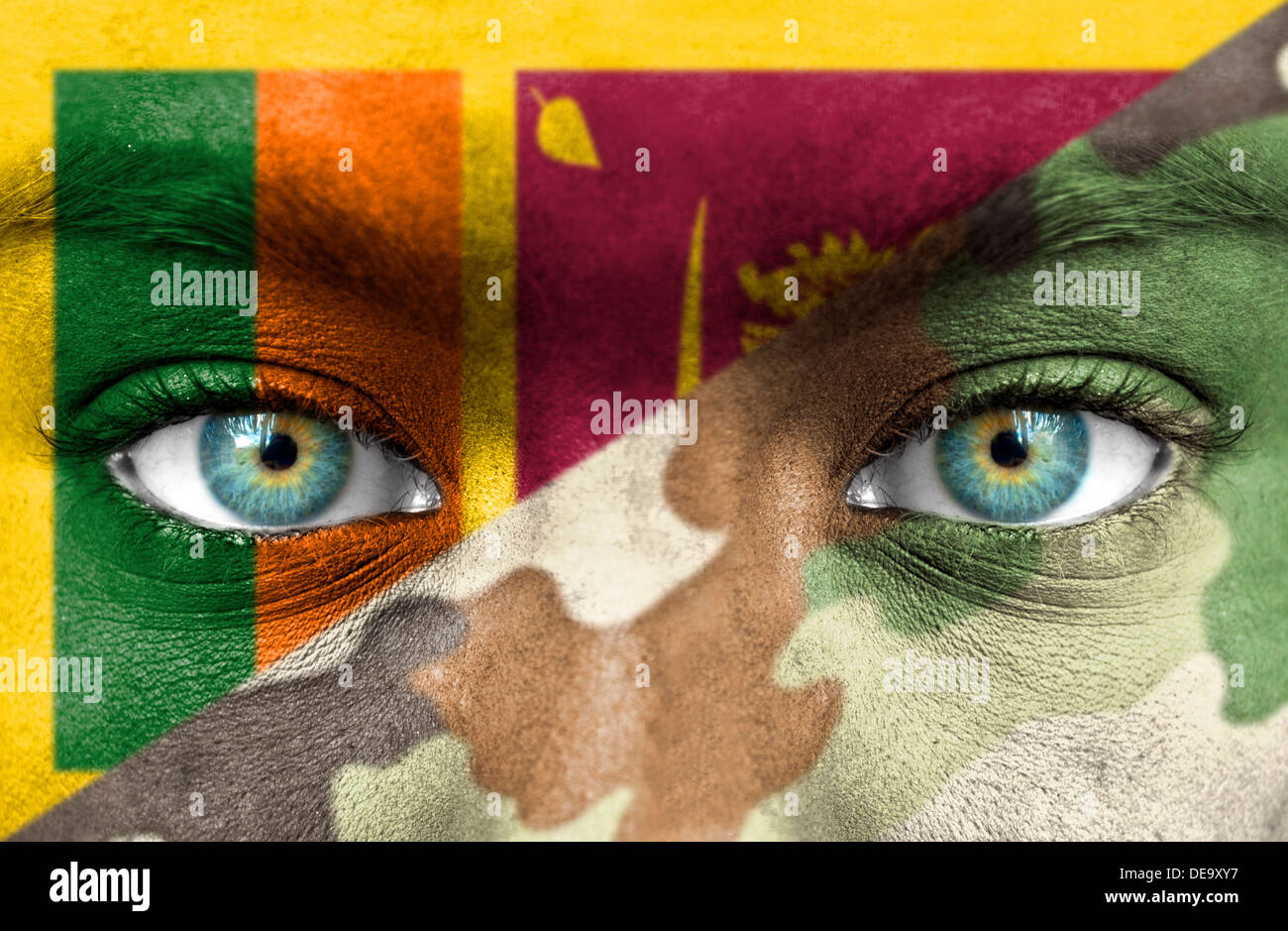 Soldier from Sri Lanka Stock Photo - Alamy