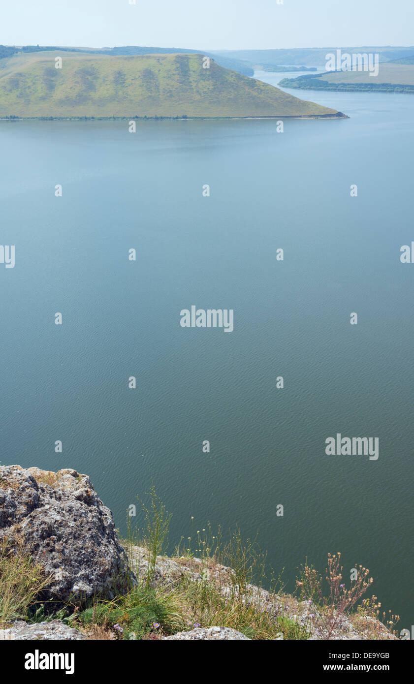 Reservoir on Dnister river (Ukraine Stock Photo - Alamy