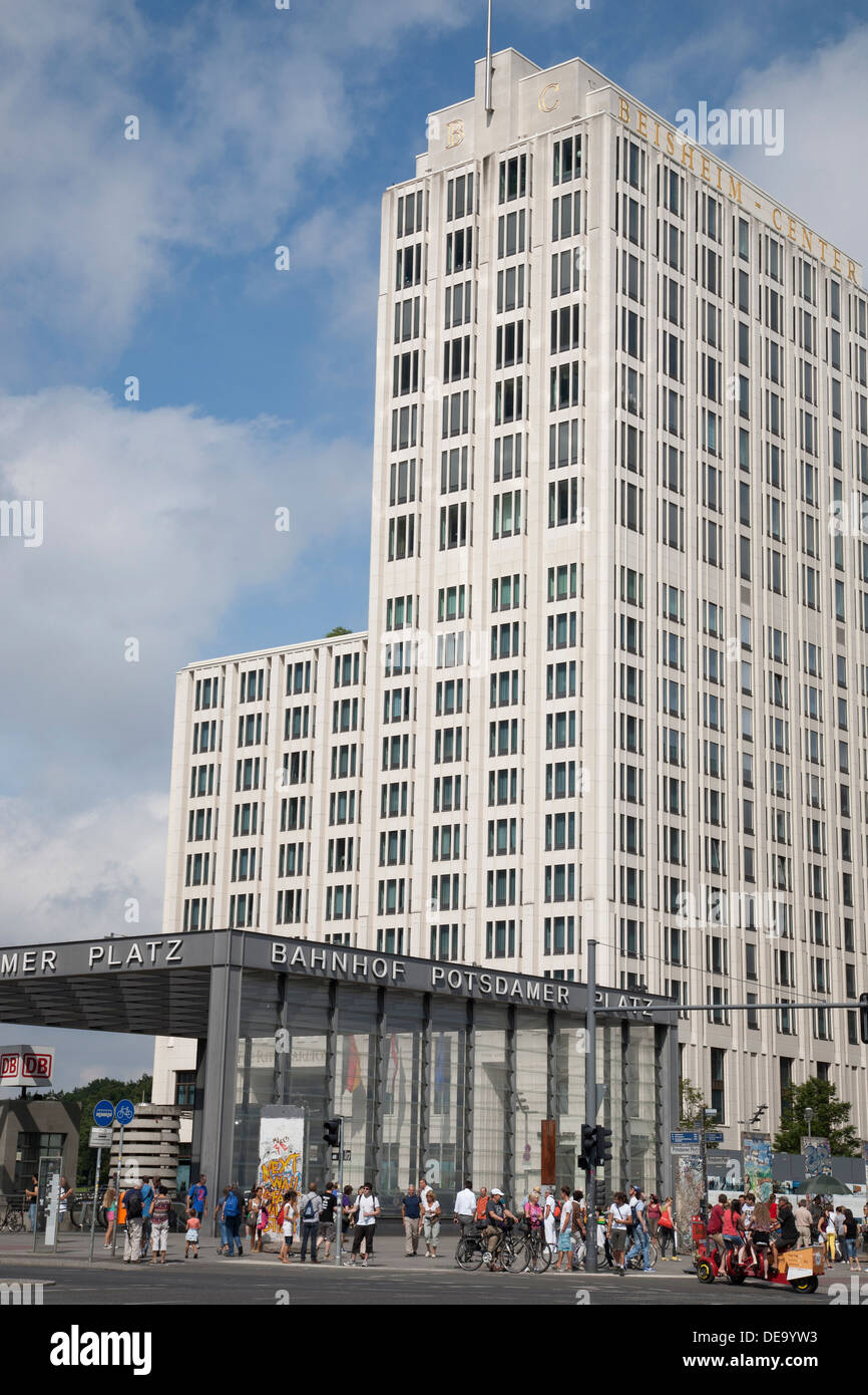 Beisheim Centre Building, Potsdamer Platz Railway Station, Berlin ...